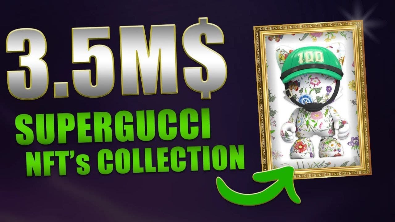 Gucci and Superplastic launch the NFT SUPERGUCCI collection - YouTube