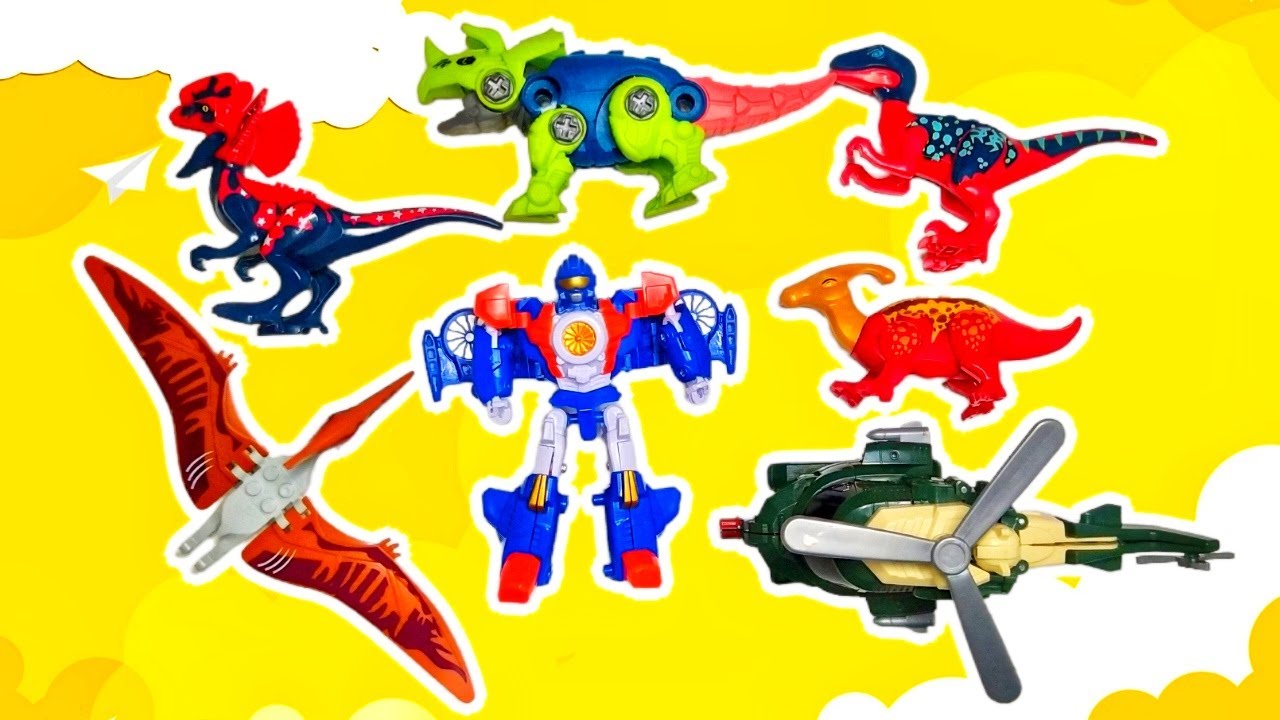 Merakit Mainan Dinosaurus Robot Triceratop Jurassic World | Robot ...