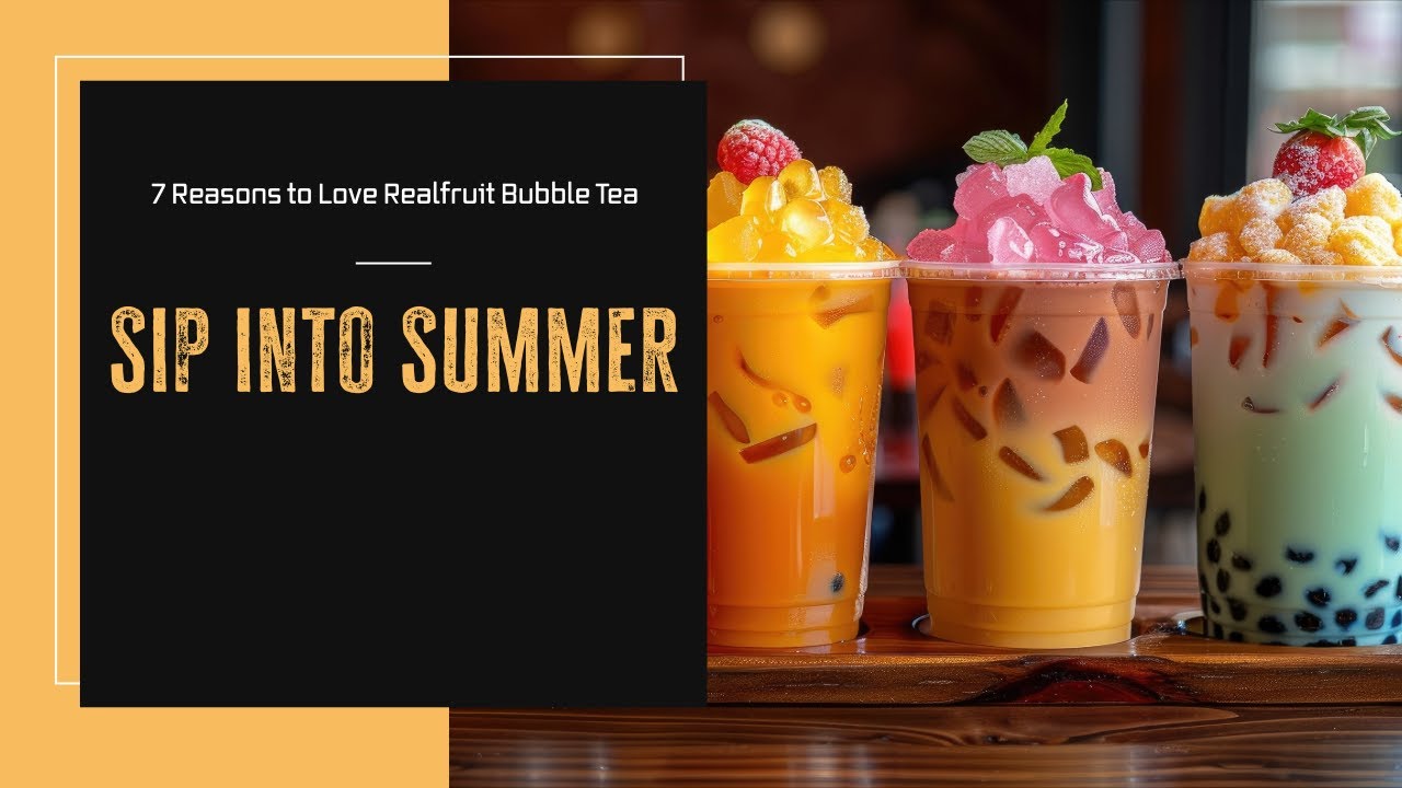 Realfruit Bubble Tea EXPERT Shares Top Refreshment Secrets for Summer - YouTube