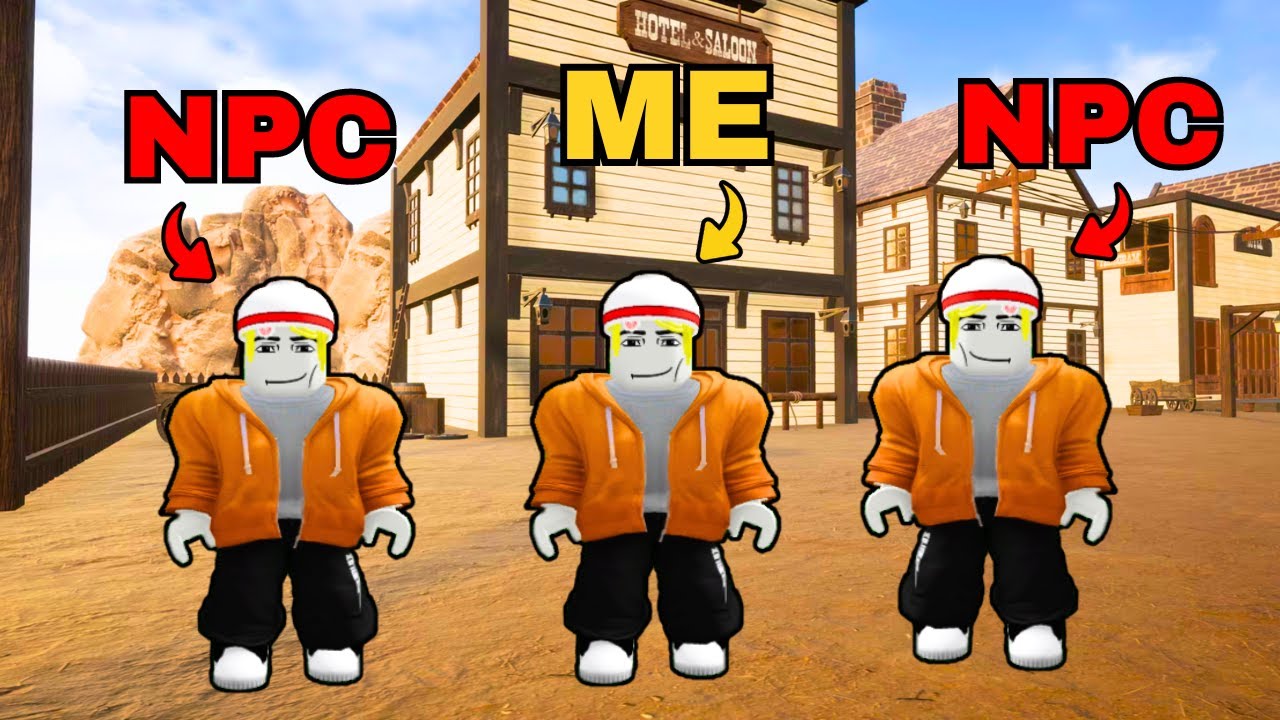 Be An NPC Or I Have To Play Cringe Roblox Games - YouTube