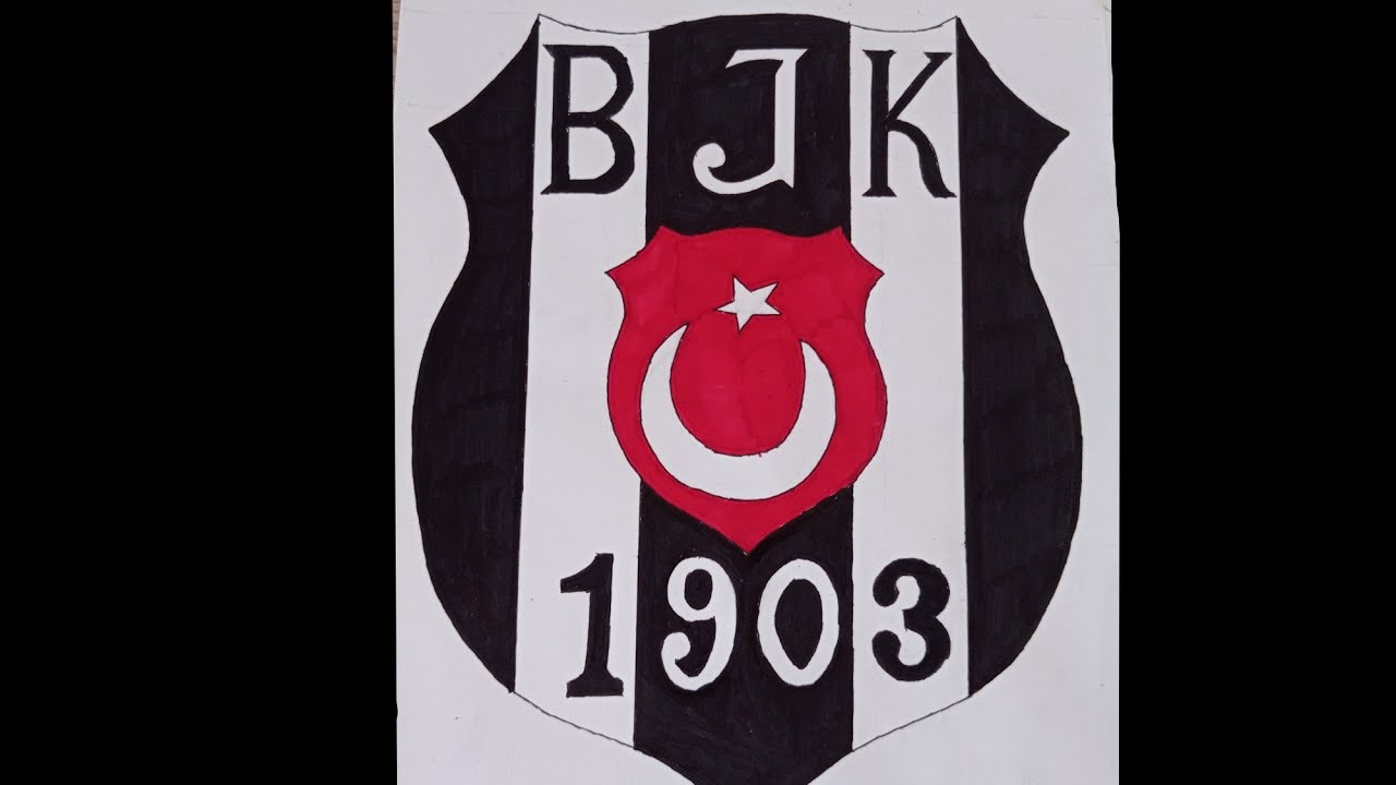 BEŞİKTAŞ LOGO ÇİZİM / BEŞİKTAŞ LOGOSU BOYAMA / LOGOS DRAWİNG - YouTube