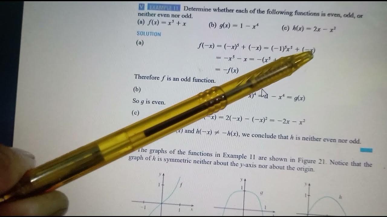 Determine Even and Odd function (Explained in sindhi) #maths #calculus #education - YouTube