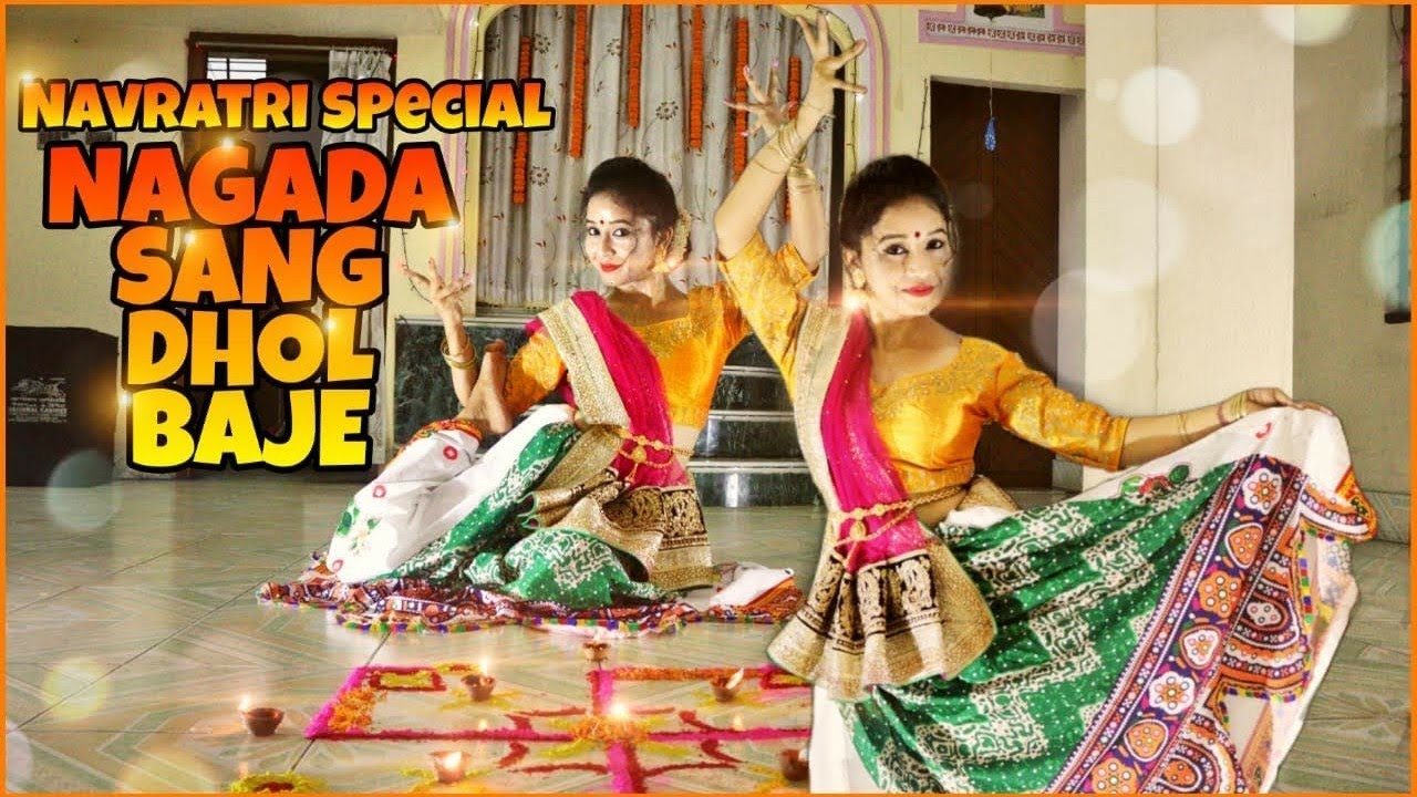 Navratri Dance 2020 | Nagada Sang Dhol Baje | Garba Dance | Gujarati ...