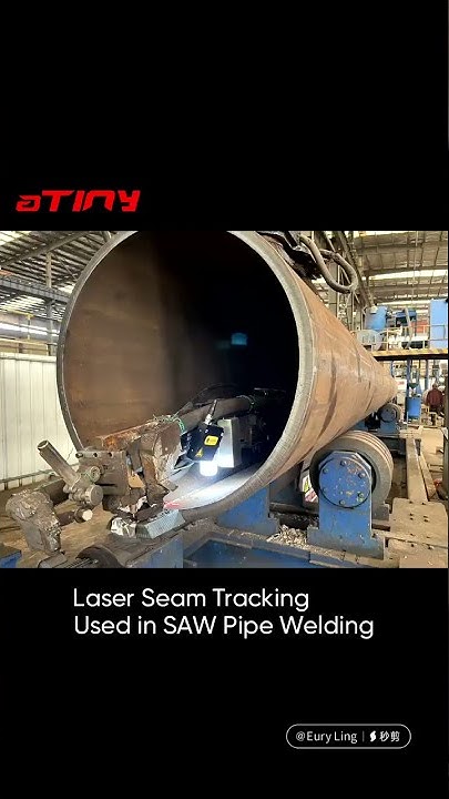 Laser Seam Tracking Used in SAW Pipe Welding - YouTube