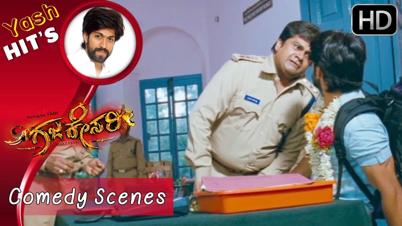 Rangayana Raghu Comedy Scenes with Yash | Kannada Comedy Scenes ...