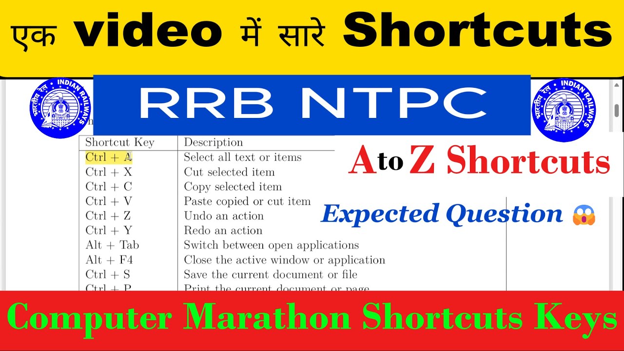 RRB NTPC COMPUTER PYQ SERIES | NTPC EXAM 2025 | Railway Exam #rrb # ...