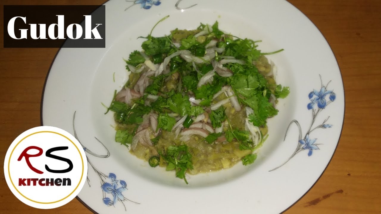 Gudok recipe | Tripuri style mashed vegetables with fermented fish ...