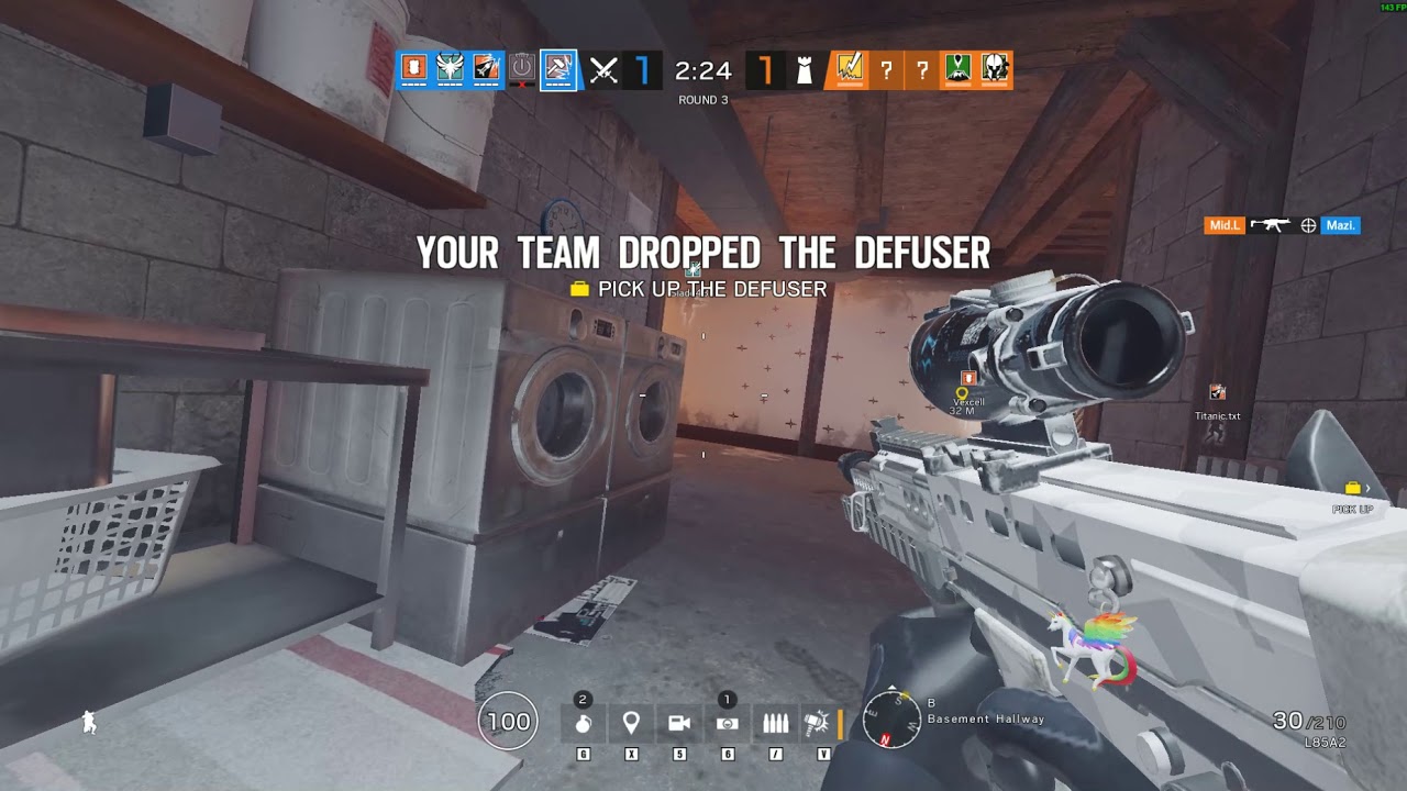 Tom Clancy's Rainbow Six Siege Ranked High Kills - YouTube