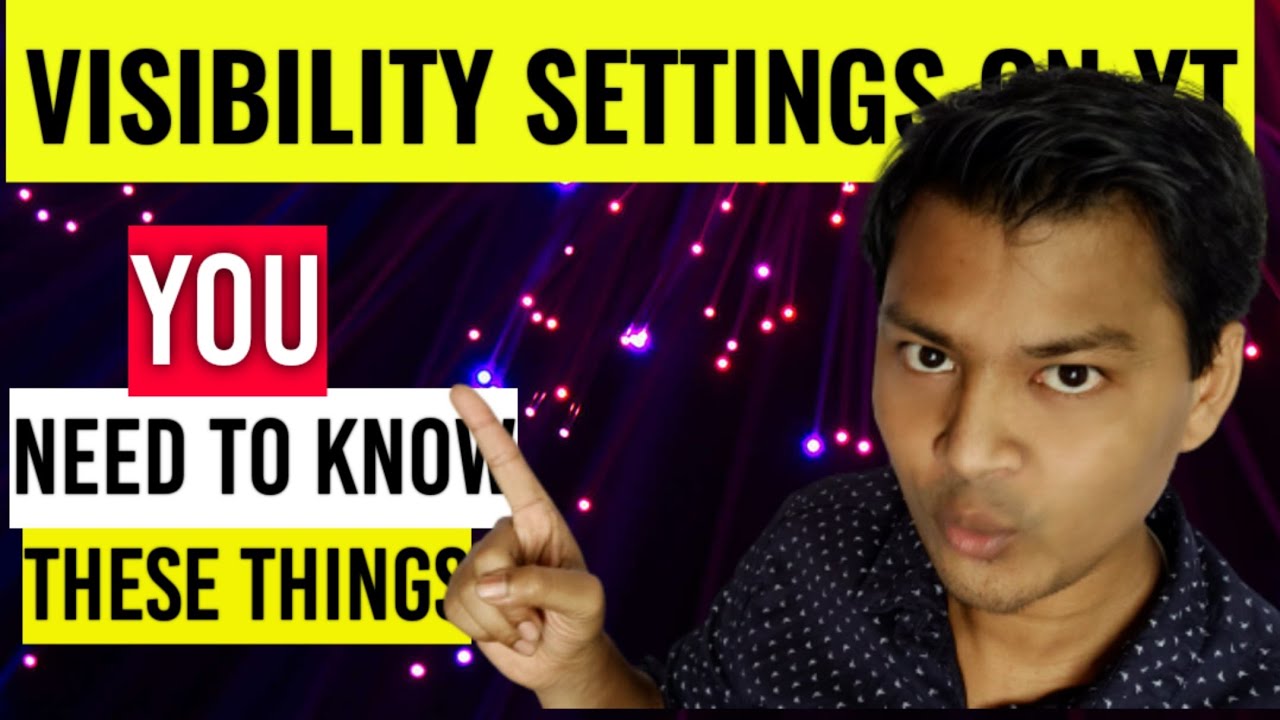 Youtube Video Visibility Types | Most Important Types of Videos to know ...