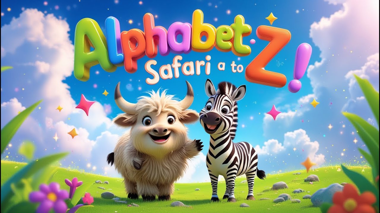 Alphabet Safari | Learn A to Z with Fun Animal Friends | Educational ...