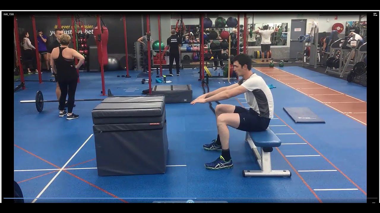 Seated Box Jumps - YouTube