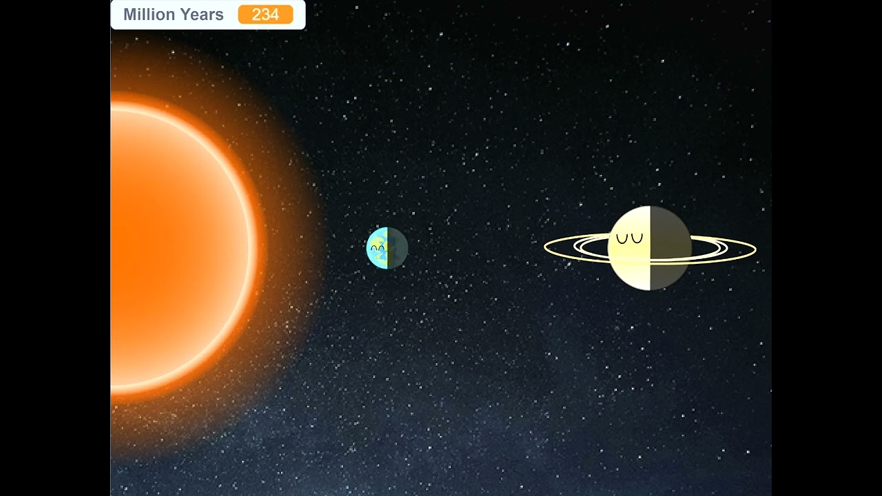 Timeline of an M-Type star system in Planetballs - YouTube