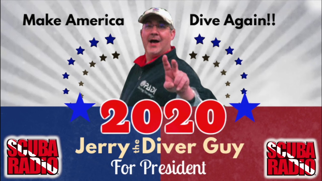 Jerry The Diver Guy for President - YouTube