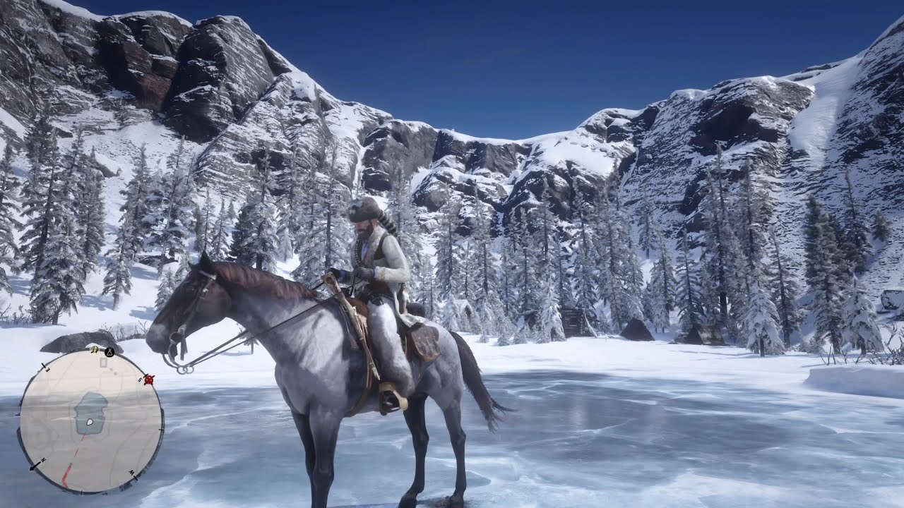 Red Dead Redemption 2: Ride Out Free Roam - Adler Ranch To Glacier ...