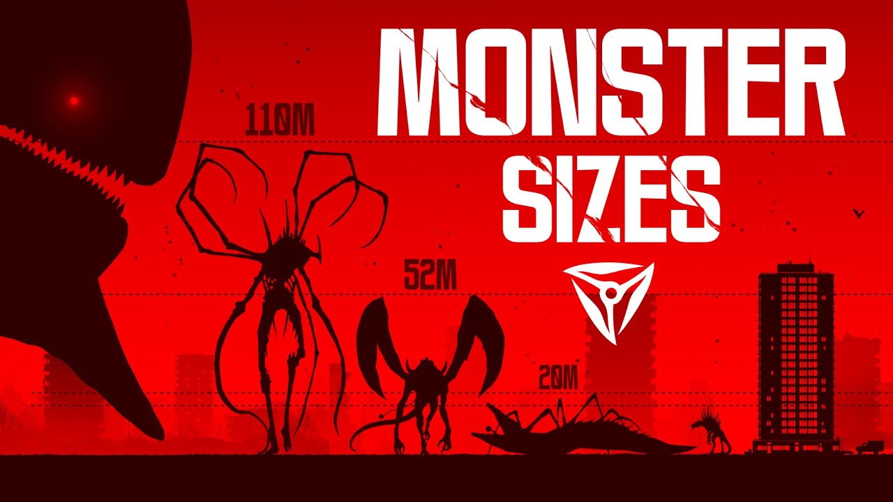 MONSTERS NO ONE HAS EVER SEEN BEFORE | Size comparison [ Tomahawk Angel ...