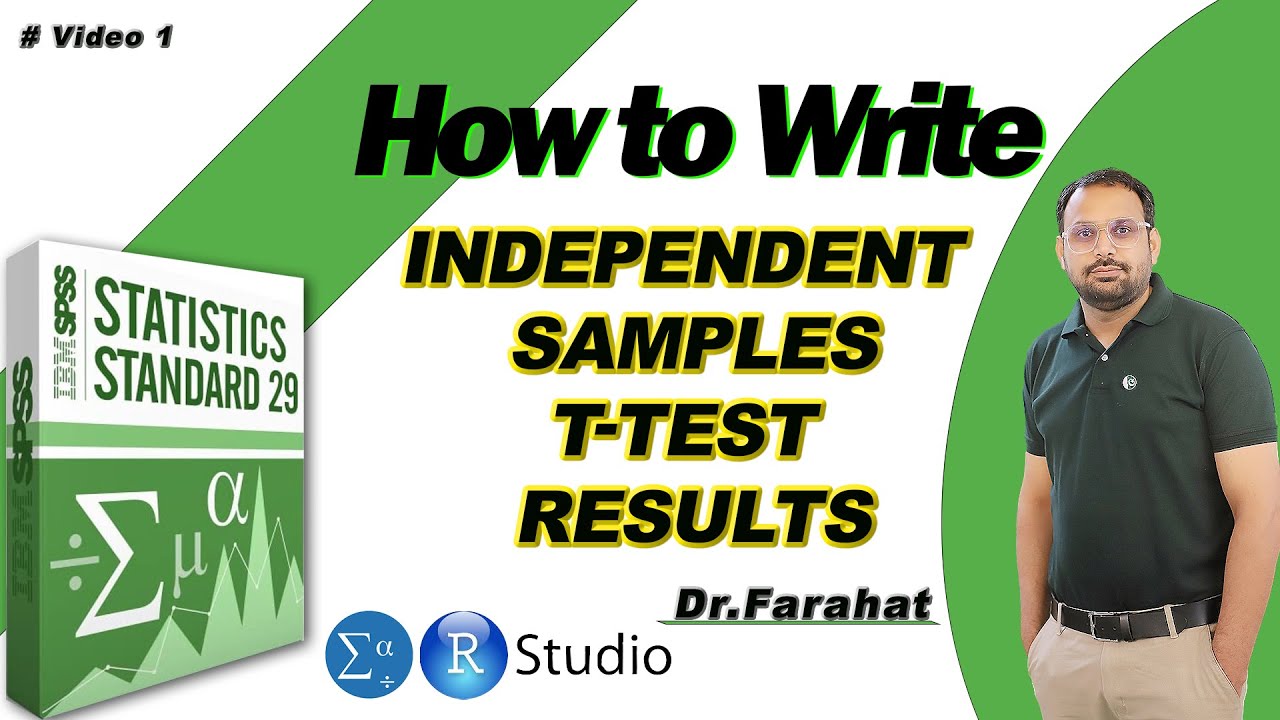 Independent Samples T-Test: How to Write Up Results for Thesis ...