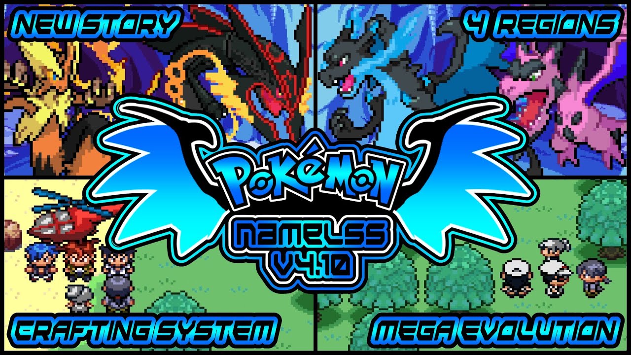[UPDATED] Completed Pokémon Nameless V4.10 GBA Rom-Hack With 4 Regions ...