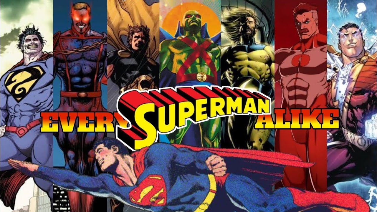 Every Superman Alike [Explained In Hindi] Superman Copycats | Poke ...