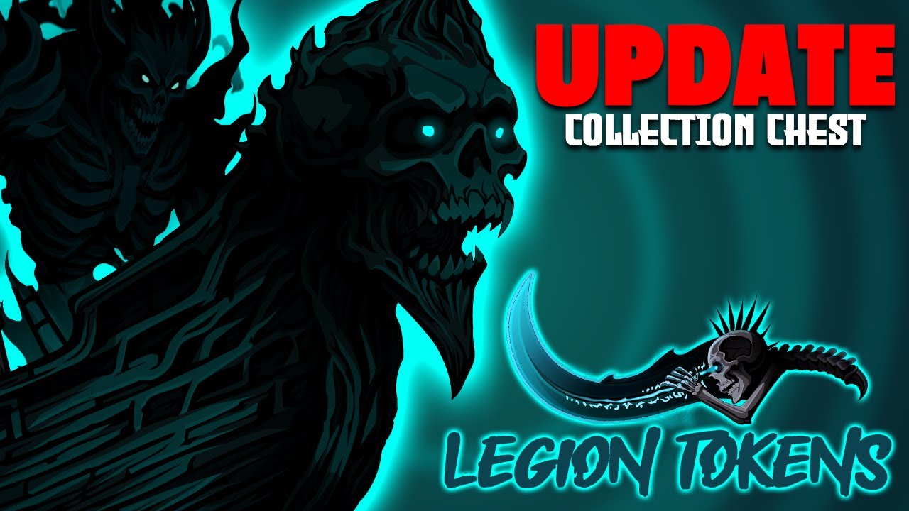 COLLECTION CHEST UPDATE + NEW ITEMS LEGION TOKEN #aqw - YouTube