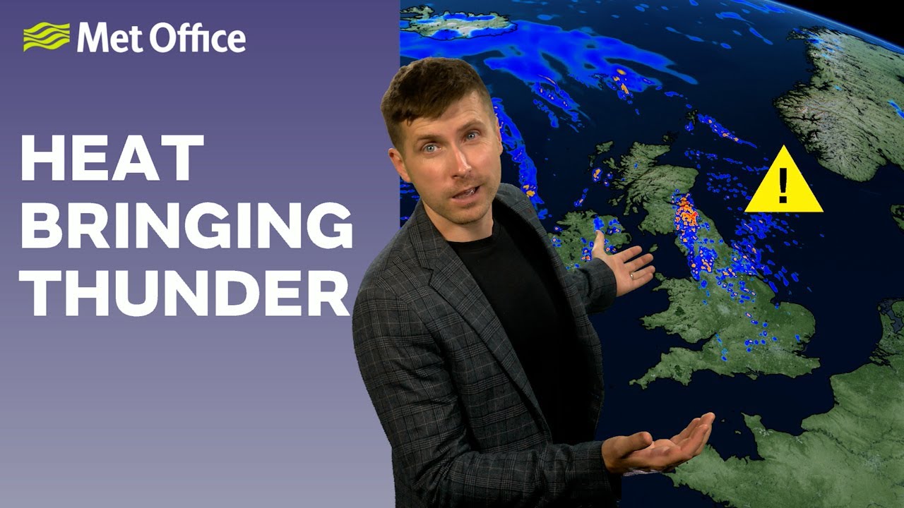 Where's the thunder risk this weekend? - 20/06/25 - Weather Forecast UK ...