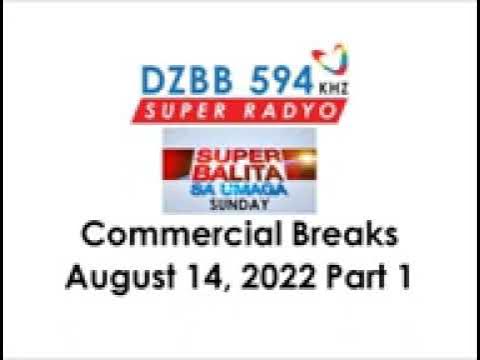 SUPER BALITA SA UMAGA AIRCHECK BREAKS COMMERCIAL BY SUPER RADYO DZBB 594 - YouTube