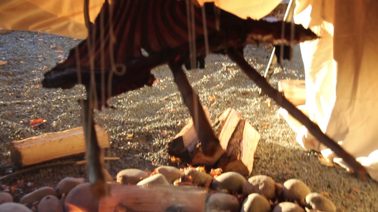 Smoking Moose Ribs with Shingwauk and Algoma University - YouTube