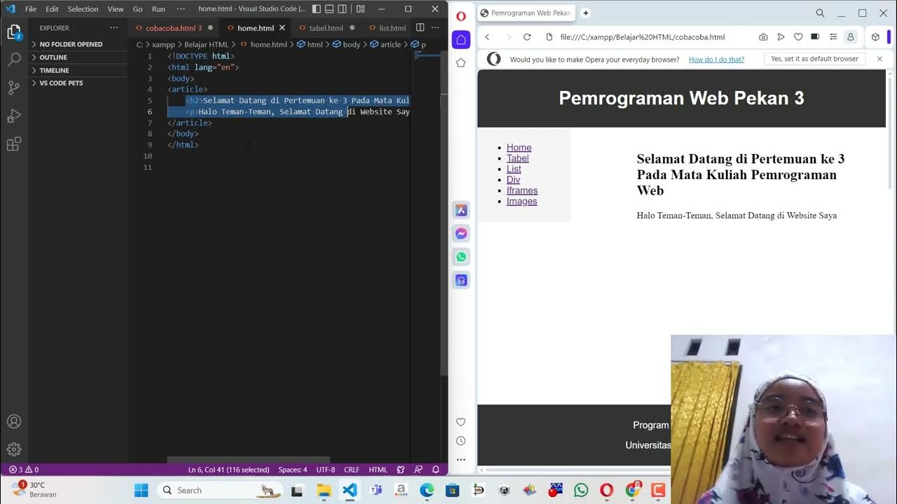 UTS_Pemrograman Web_052_Ayu Pratiwi_4B - YouTube