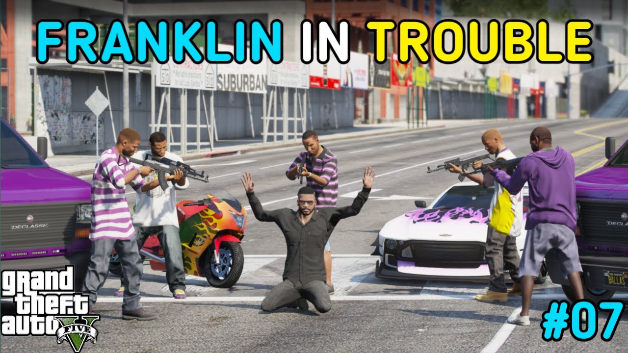 BALLAS GANG ATTACK ON FRANKLIN || Franklin Real Life Mods || In GTA 5 ...