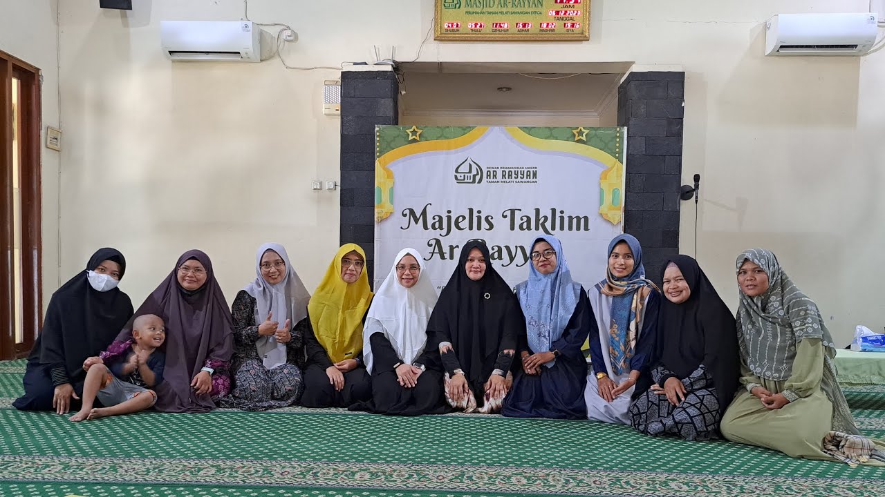 Pengajian Rutin Masjid Ar Rayyan Taman Melati - YouTube