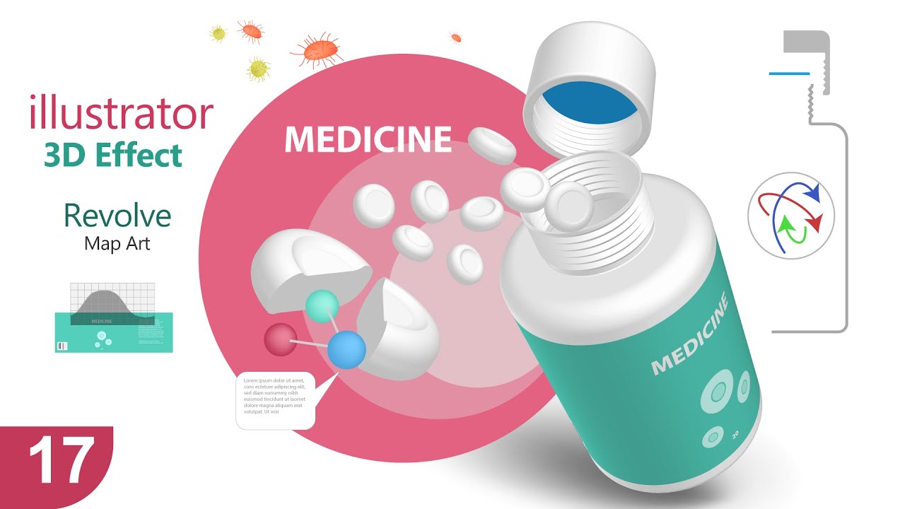 3d revolve illustrator-Lesson 17 - YouTube