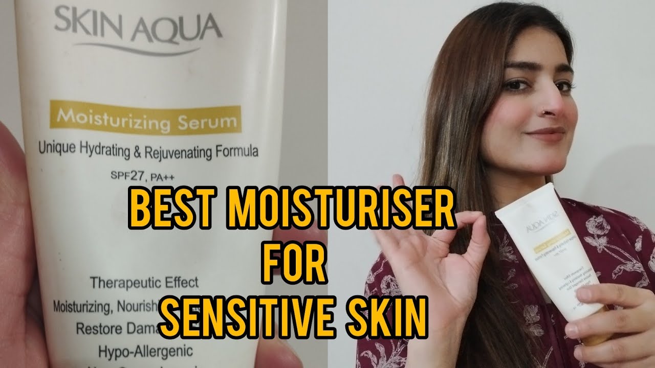 Best Moisturiser (Skin Aqua) ] for sensitive skin - YouTube