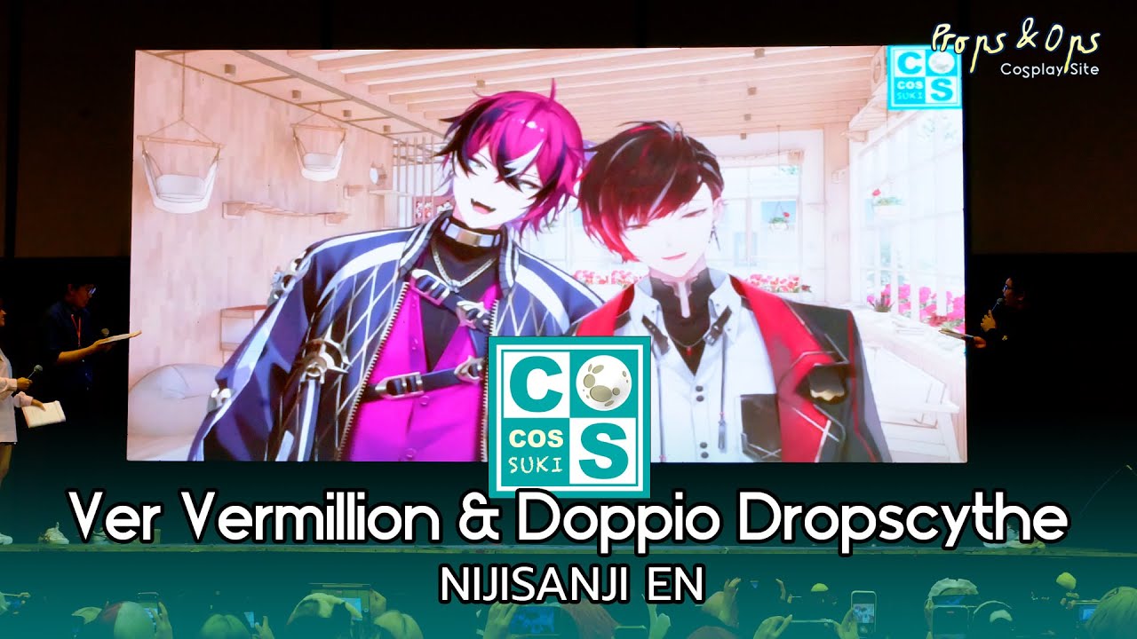 Ver Vermillion & Doppio Dropscythe วีทูบเบอร์จาก Nijisanji EN ในงาน ...