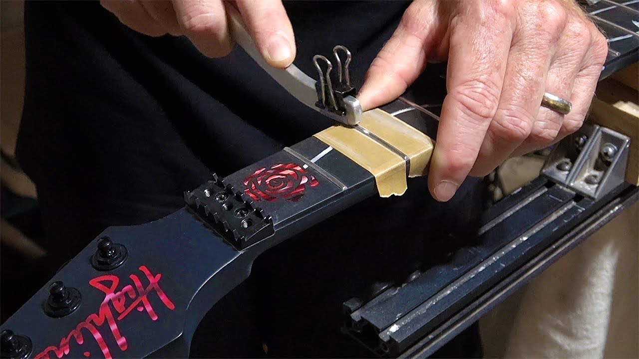 Making A V-Shaped Guitar Part 17 Completion - YouTube