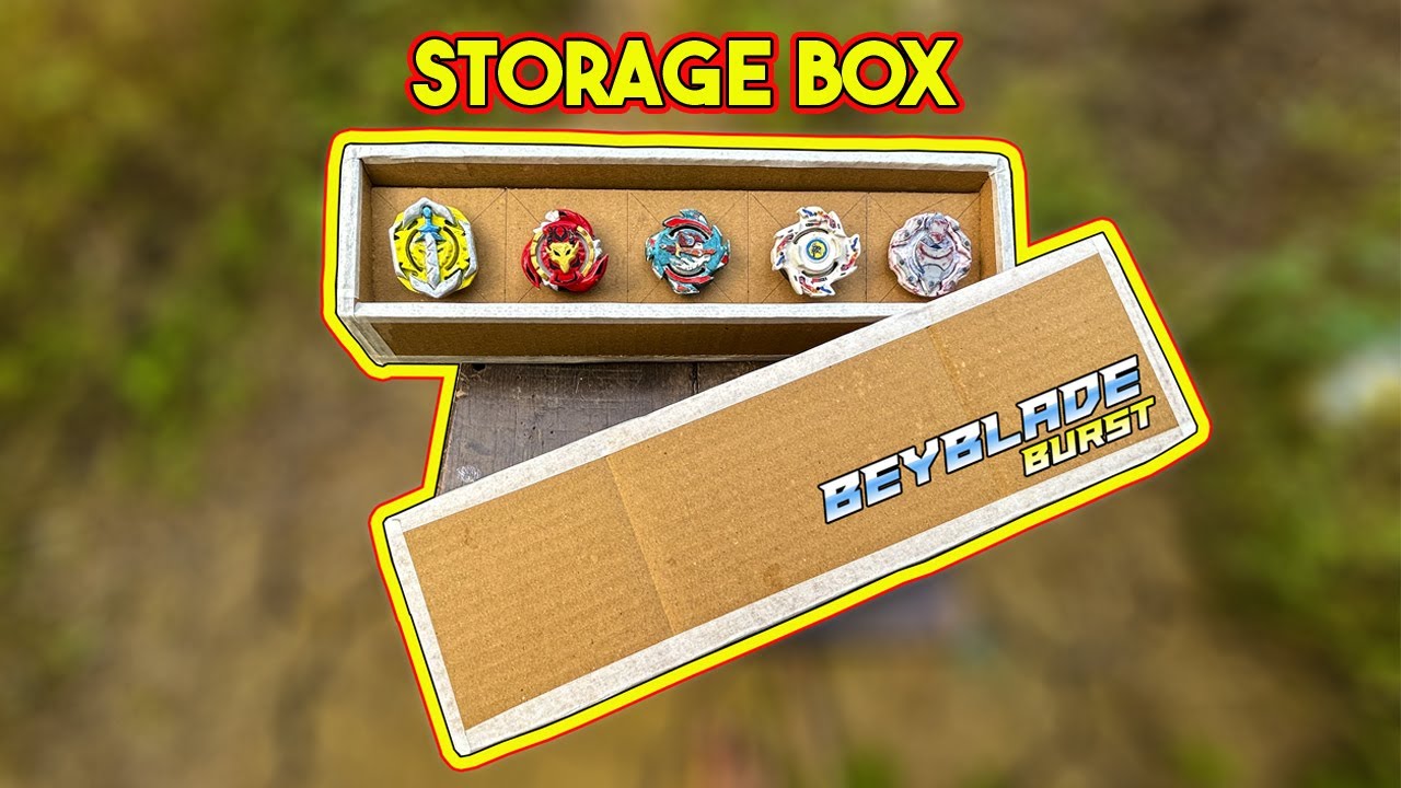 I Made Beyblade Storage Box - YouTube
