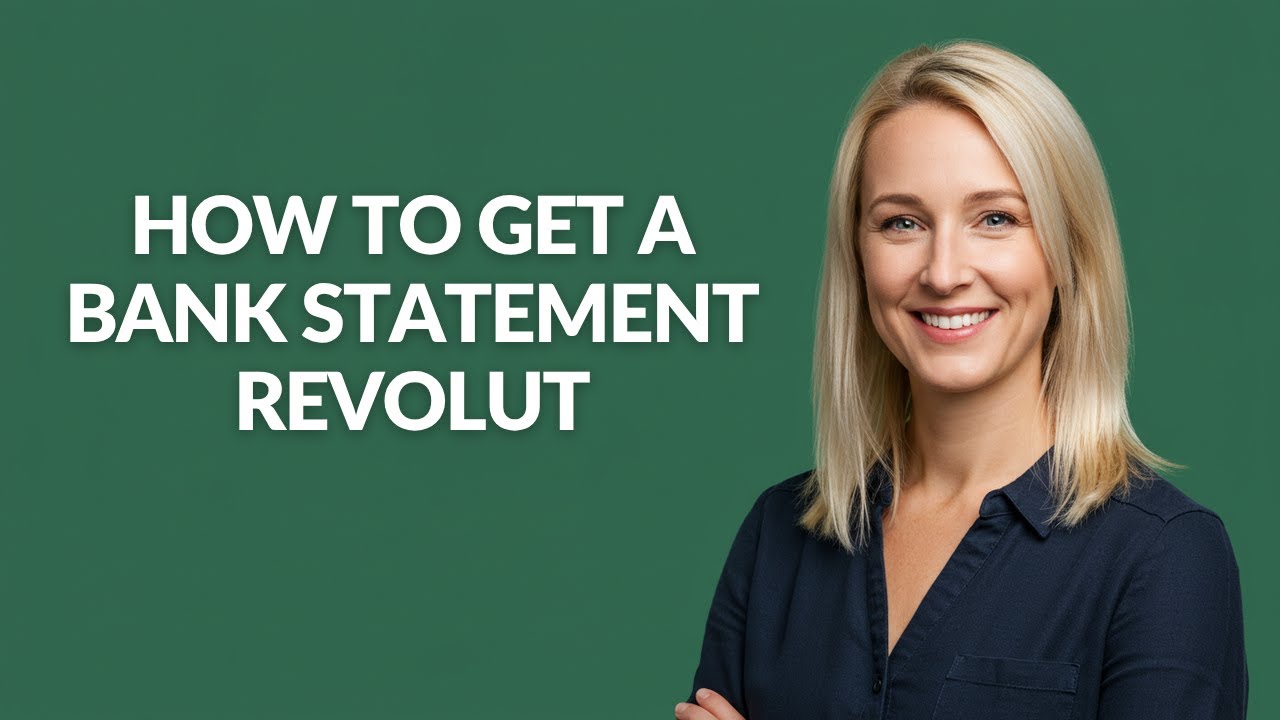 HOW TO GET A BANK STATEMENT REVOLUT - Julia'sTutorials - YouTube