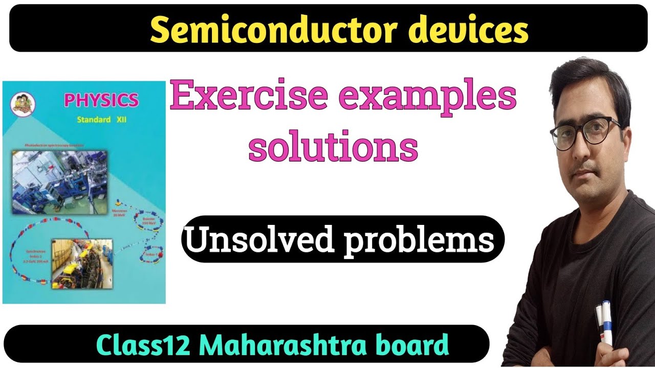 Class 12 semiconductor devices numerical| Textbook exercise solution ...