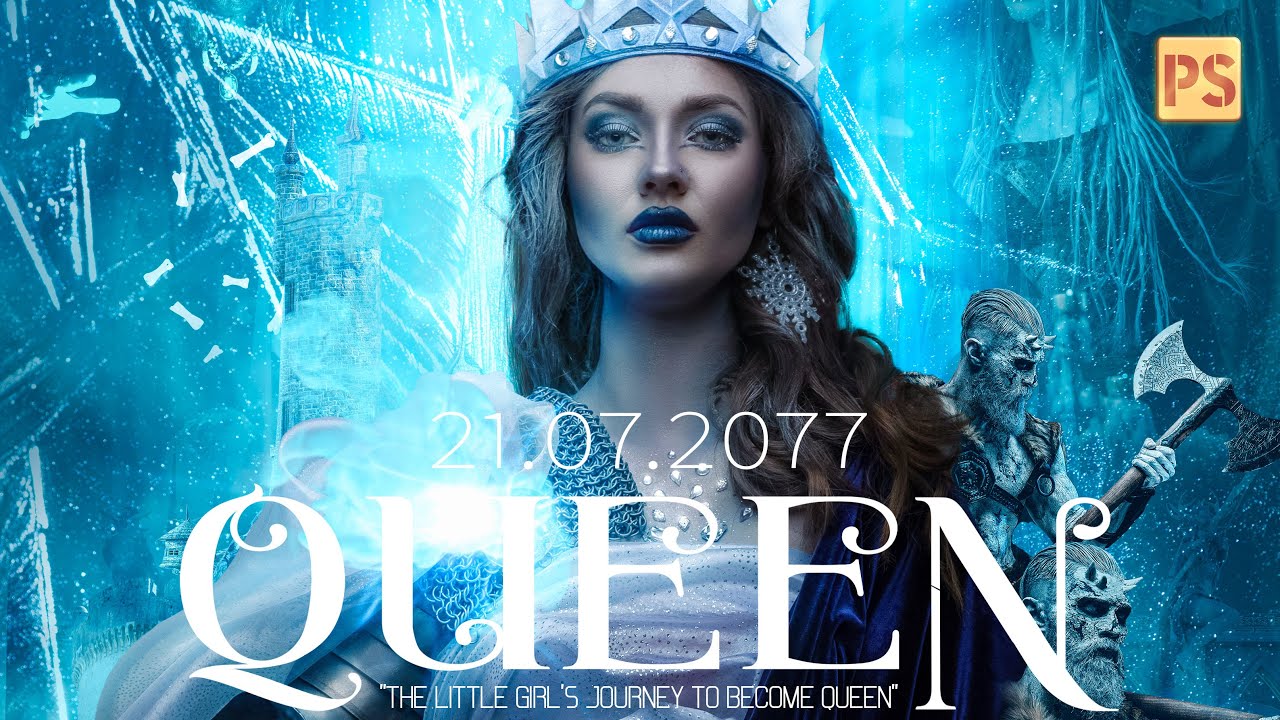 "Queen" Movie Poster Design | Photoshop Tutorial - YouTube
