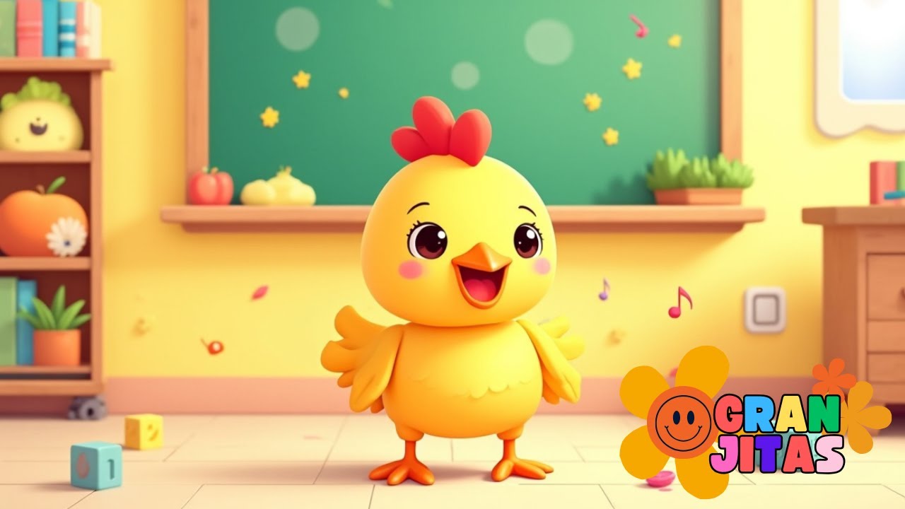 🎉🎶 🧒 Canción del gallo para niños – Música infantil divertida y ...