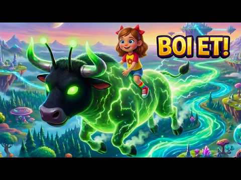 👽 Boi da Cara Preta ET me Levou para Outro Planeta! 🚀🪐 | Brincadeiras Musicais