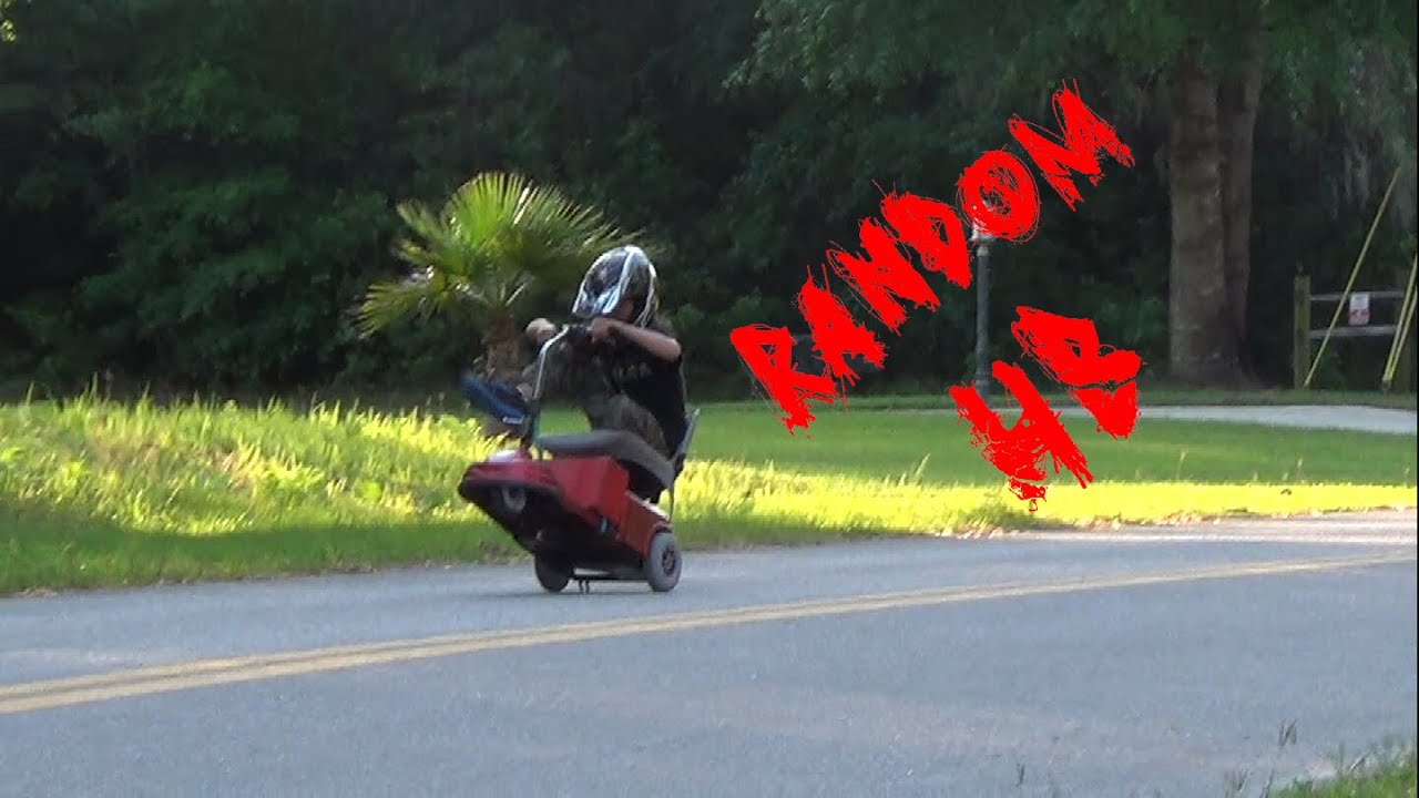 RANDOM HB - Mobility Scooter Mod 12mph & Wheeling - YouTube