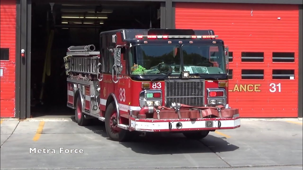 Chicago Fire Dept Engine 83 Responding - YouTube