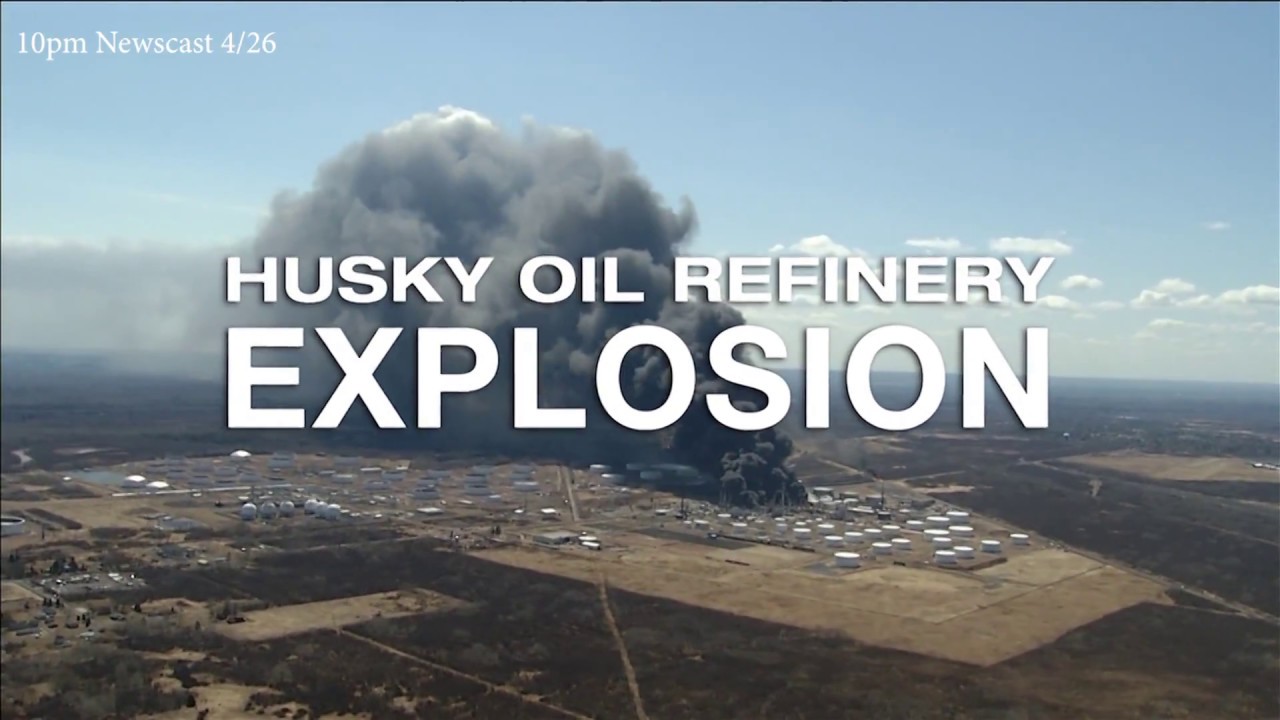 HUSKY EXPLOSION COVERAGE - YouTube
