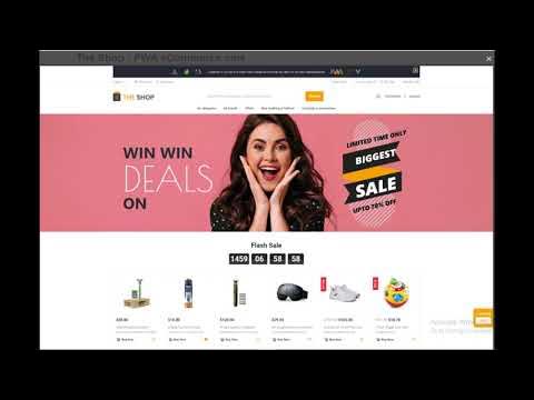 The Shop - PWA eCommerce cms - YouTube