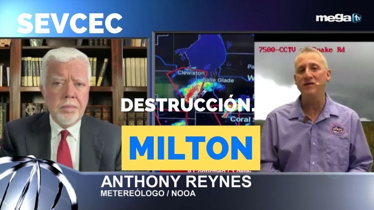 Sevcec 10-09-24 Trayectoria y destrucción del poderoso huracán Milton ...