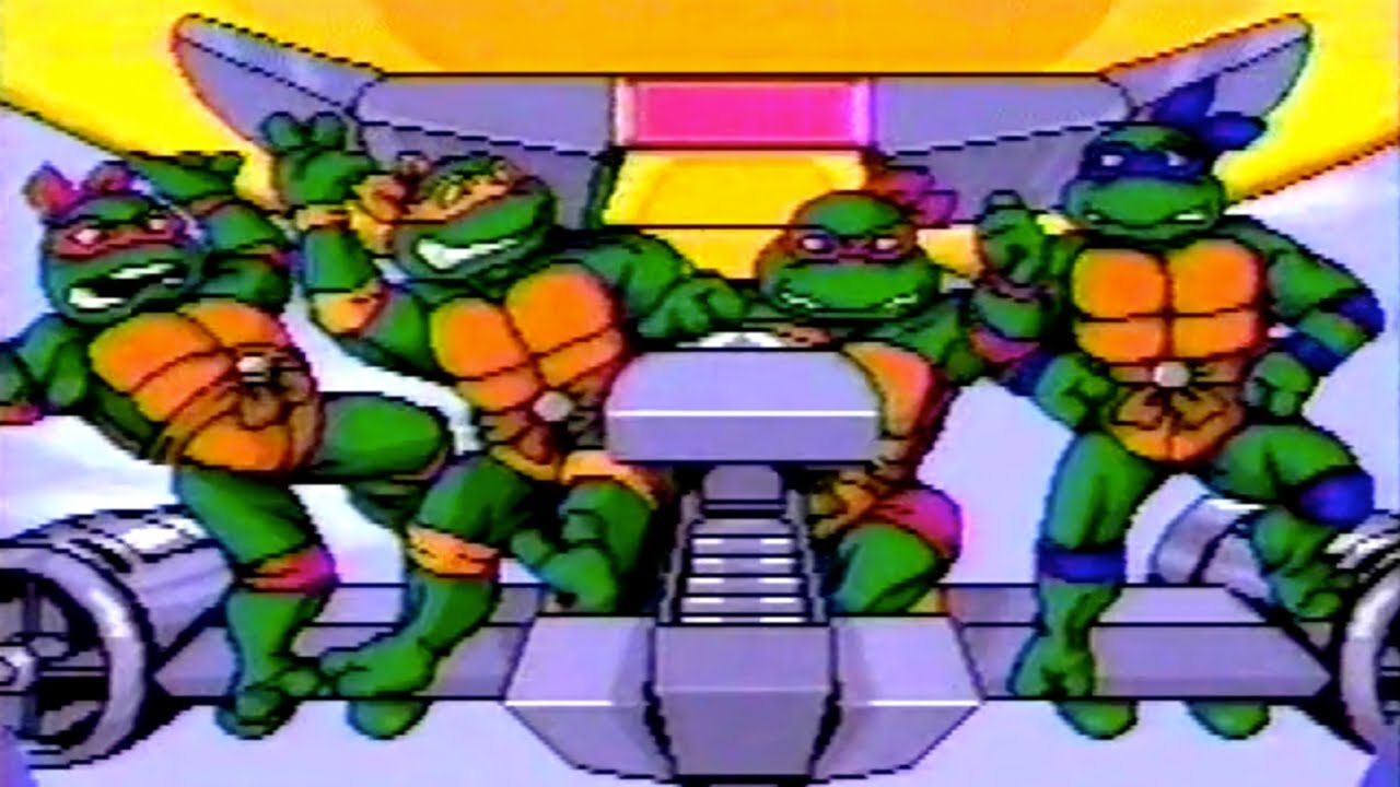 Teenage Mutant Ninja Turtles IV Turtles in Time - SNES Gameplay (VHS ...