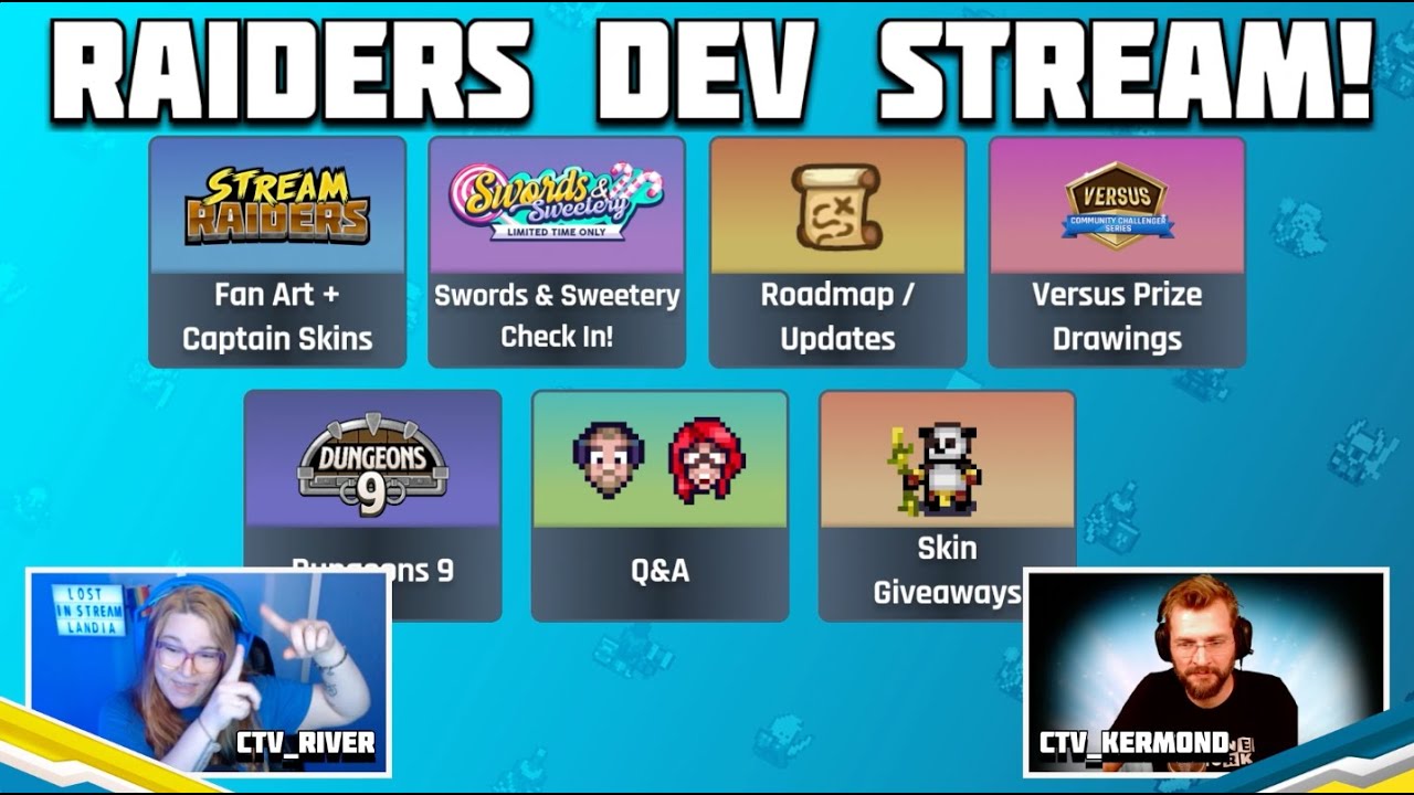 Stream Raiders | Dev Stream Recap! (From 7/29/22) - YouTube