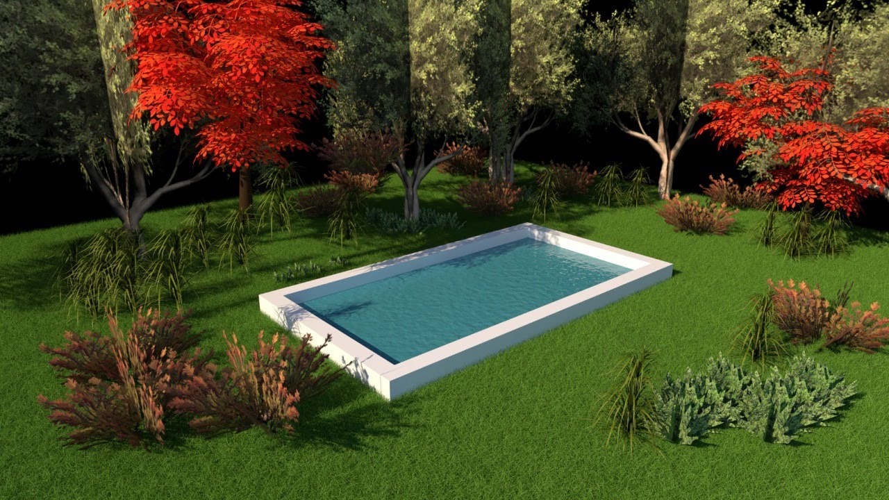 How to create realistic water effect in sketchup vray || vray 4.0 ...
