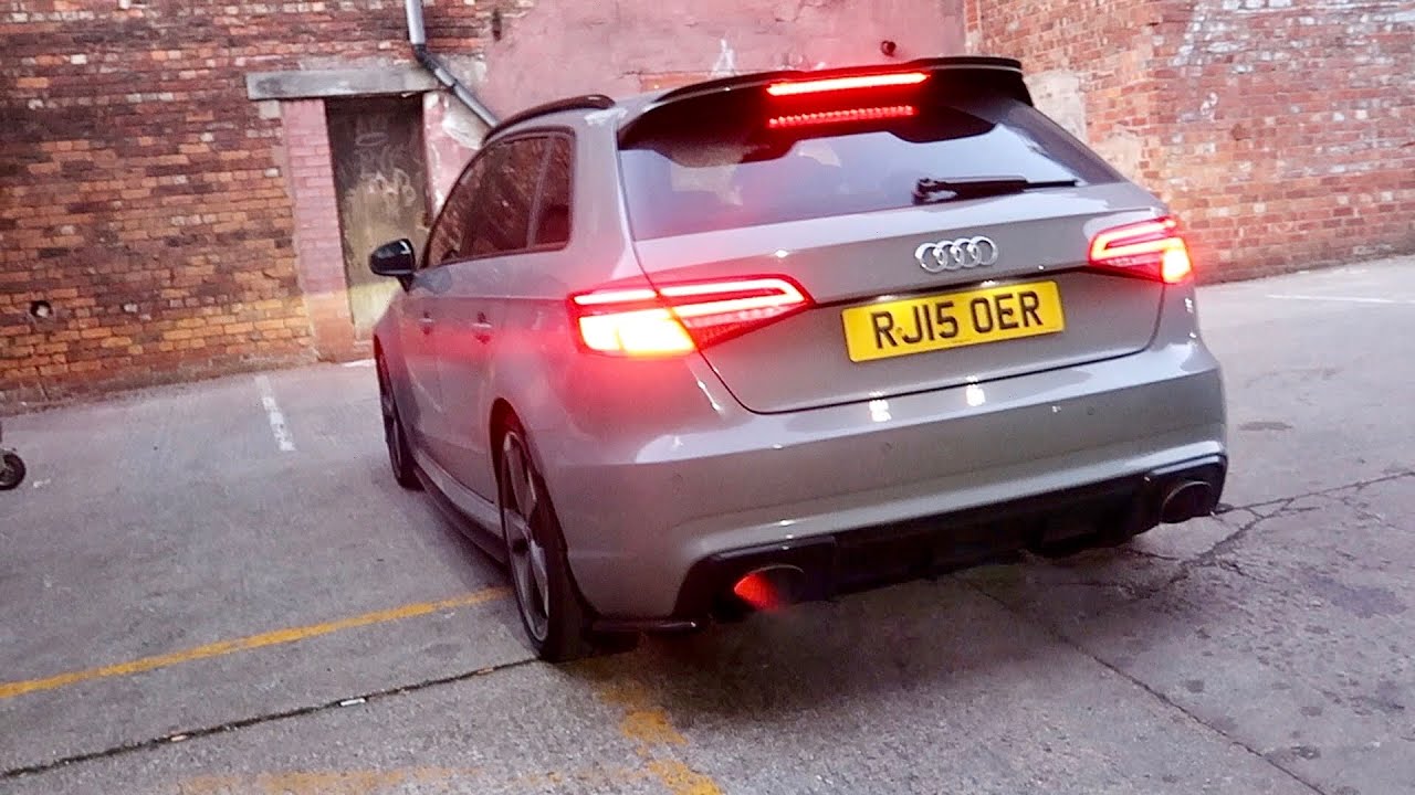 THIS AUDI RS3 SHOOTS FLAMES ON LAUNCH LIKE A FIGHTER JET **Eid Vlog ...
