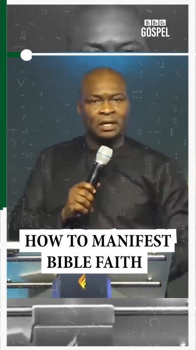 How to manifest the Bible Faith || Apostle Joshua Selman - YouTube