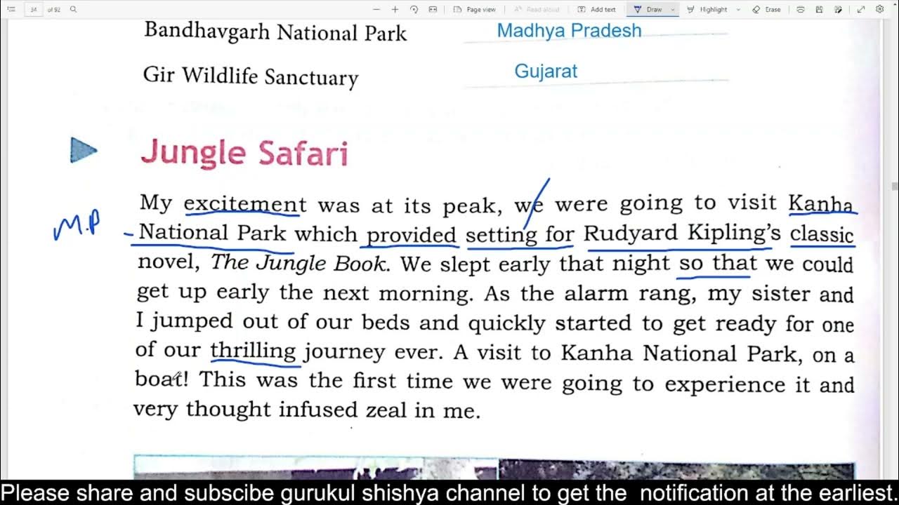 Part C 1 And Jungle Safari Of Chapter 2 Travel My English Reader Class part-c-1-and-jungle-safari-of-chapter-2-travel-my-english-reader-class